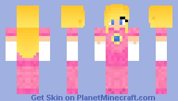Princess Peach Minecraft Skin