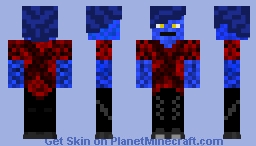 Blue Man Minecraft Skin