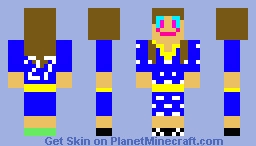 Cheerleader Minecraft Skin