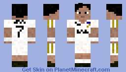 Cristiano Ronaldo (CR7) Minecraft Skin
