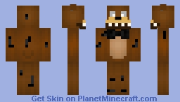 Withered Freddy Minecraft Skin