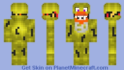 Withered Chica Minecraft Skin