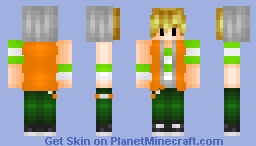 Kagamine Len in another outfit Minecraft Skin
