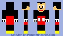 Mickey Mouse Minecraft Skin