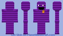 The Purple Man (FNAF 2) Minecraft Skin