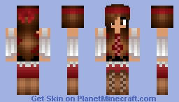 Pirates Of The Caribbean: Girl Aboard Ship Minecraft Skin