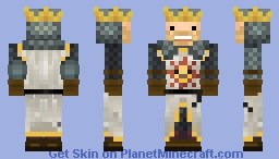 King Arthur Minecraft Skin
