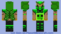 Fuse of Dirt Warrior and Tropius Minecraft Skin