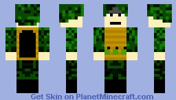 US marine with Marpat Woodland Camoflage Minecraft Skin