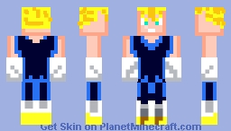 Vegeta SSJ Minecraft Skin