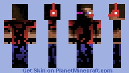 Ender Steve Gamer Minecraft Skin