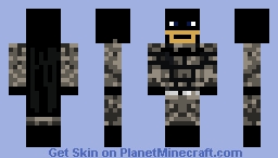 Batman Arkham Origins Batman Minecraft Skin