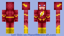 The Flash (Barry Allen) Minecraft Skin