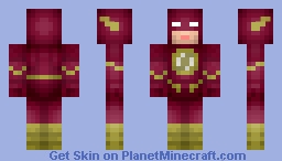 The Flash ( Wally West ) Minecraft Skin