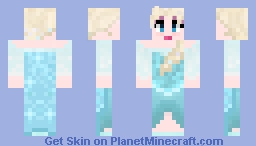 Elsa Skin Minecraft Skin