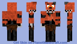 Withered Foxy Minecraft Skin