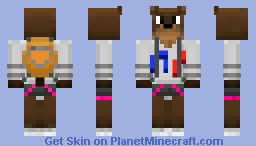 Gixa the Chipmunk Minecraft Skin