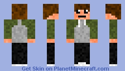 Ink Blot Man Minecraft Skin