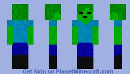 Zombie alex Minecraft Skin