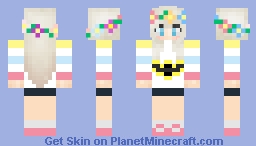 bat girl Minecraft Skin