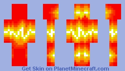 Electric Heatwave Monster Minecraft Skin