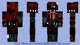 Phantom Foxy Minecraft Skin