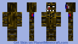 Five Nights at Freddy's 3 - Phantom Freddy Minecraft Skin