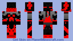 Red Gamer EnderMan Skin - made by EnderManPlayz Minecraft Skin