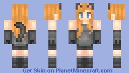 Cutie Neko Girl New Minecraft Skin