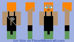 axe man Minecraft Skin