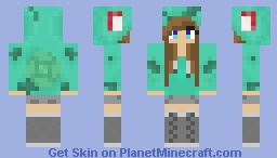 Bulbasaur Girl V1 Minecraft Skin
