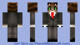Cat in a Suit Minecraft Skin