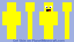 Yellow Man Minecraft Skin