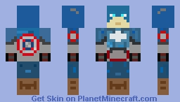Captain America! Minecraft Skin