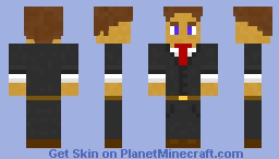 Suit man Minecraft Skin