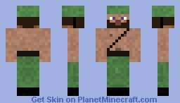 Soldier Steve Minecraft Skin