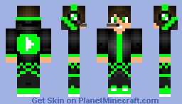 Green Youtuber Skin Minecraft Skin