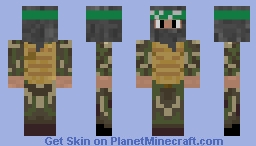 Palestine Hamas Fighter Minecraft Skin
