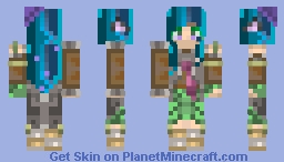 A new Mascot/Main OC ~ Chaos Minecraft Skin