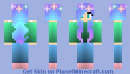 Galaxy Girl Minecraft Skin