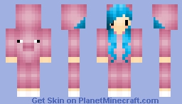 Kawaii Pig Girl ^^ Minecraft Skin