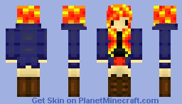 Blaze/Rocker Girl Minecraft Skin