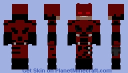 Daredevil Netflix Series Red Suit Minecraft Skin