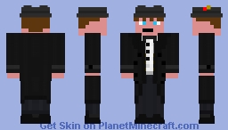 Fedora and Trench coat Minecraft Skin