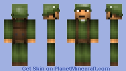 USMC Soldier WWII Minecraft Skin
