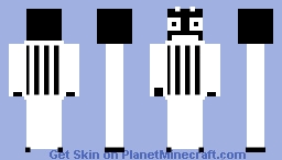 Vibri (Vib-Ribbon) Minecraft Skin