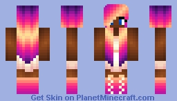Peach-Pink Shades Minecraft Skin