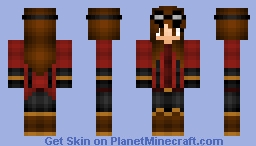 airplane girl Minecraft Skin
