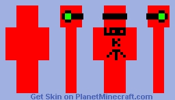 Look Up To Reveal Face Minecraft Skin