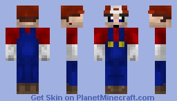 Super Mario Minecraft Skin